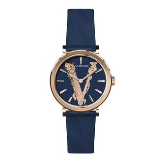 Versace Femme, Accessoires, Bleu, Taille: ONE Size Virtus Watch