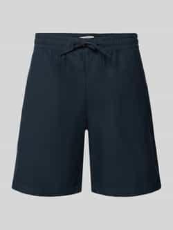 Pepe Jeans London Relaxed Fit Chinoshorts aus Baumwoll-Leinen-Mix