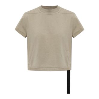 Rick Owens T-Shirt Mit Zierband - - Tops - Damen - Beige - S