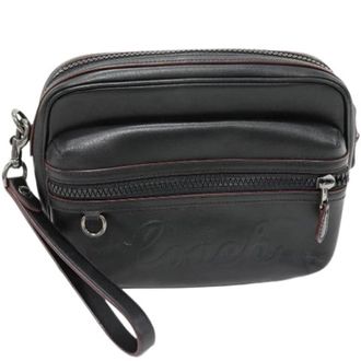 Coach Pre-owned Kalbsleder Clutch Bag - - Pre-owned - Herren - Schwarzk - ONE SIZE