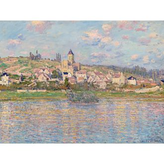 Fine Art Prints Claude Monet Vetheuil Kunstdruck auf Leinwand, extra groß