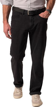 Boston Park Herren gro&szlig;e Gr&ouml;&szlig;en Menswear L-8XL Jeans FLEXLASTIC, Bauchfit, Regular Fit, 5-Pocket, bis 72/36 Black 72 839826100-72
