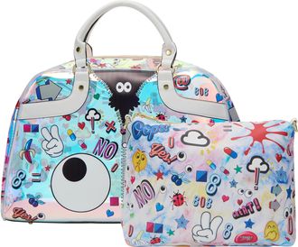 Mymo Handtasche Handtasche Frauen wei&szlig; mehrfarbig