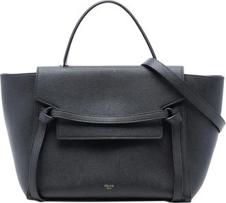Celine Hobo Bags - Mini Grained Calfskin Belt Bag - Gr. unisize - in Schwarz - f&uuml;r Damen