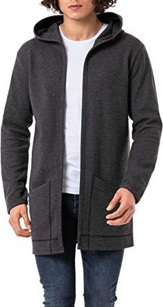 Red Bridge Redbridge Cardigan à capuche long - Sweat à capuche ouvert confortable pour les loisirs et la vie quotidienne, anthracite, XL