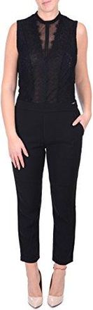 Guess Elda Overall - Combinaison Femme - Noir (Jet Black W/Frost G) - 38 (Taille Fabricant: 26)