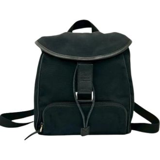 Gucci Pre-owned Nylon Rucksack - - Pre-owned - Damen - Schwarzk - ONE SIZE