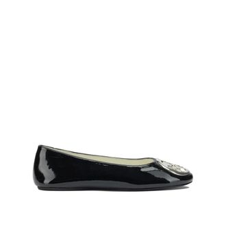 Tory Burch Femme, Chaussures, Noir, Taille: 37 1/2 EU Ballerine Minnie Travel