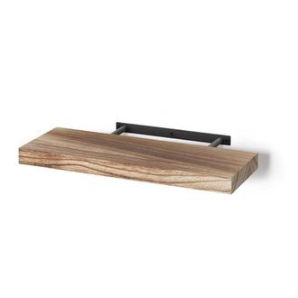 Generic Rustikales Schweberegal aus massivem Holz, 40 x 15 x 2 cm, wandmontiertes Display f&uuml;r Pflanzen, B&uuml;cher, Rahmen und Badezimmerzubeh&ouml;r f&uuml;r die Wohn- und