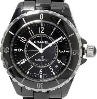 Chanel Pre-owned Tissu montres - Homme - Pre-owned - Noir - Taille: ONE Size
