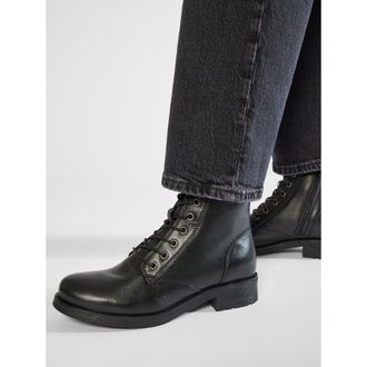 Geox Schn&uuml;rschuhe Geox D Rawelle A D046RA 000TU C9999 Schwarz