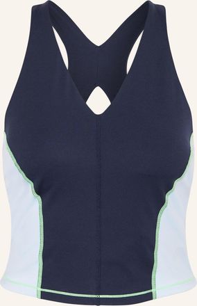 Sweaty Betty Cropped-Top Power Racerback blau