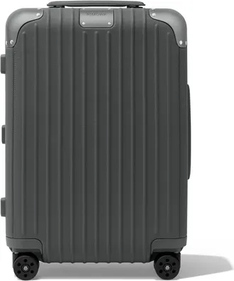 Rimowa Distinct Cabin Kabinenkoffer in Anthracite Grau - Leder - 55x40x22.5