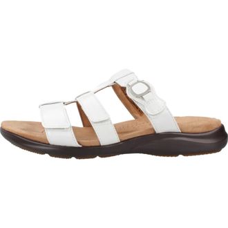 Clarks Femme, Chaussures, Blanc, Taille: 38 EU Sandalias Abierta
