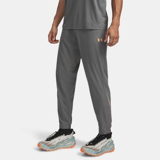 Under Armour Explor Trail Run Hose f&uuml;r Herren Clay Gr&uuml;n / Orange Bloc XXL