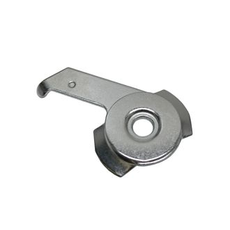 Gardinia Deckentr&auml;ger f&uuml;r 3-l&auml;ufige Fl&auml;chenvorhangschienen, Montage zum Schrauben, Befestigungsmaterial inklusive, 2 St&uuml;ck, Metall, Silber