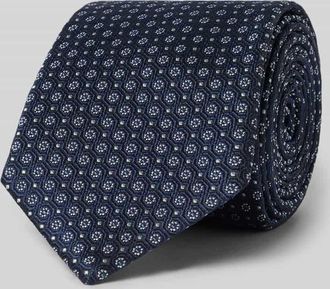 Willen Krawattenfabrik Krawatte aus reiner Seide mit Label-Detail