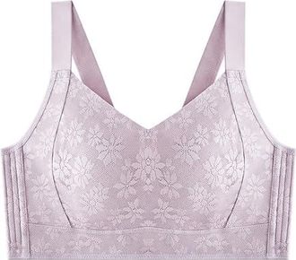 Generic Soutien Gorge Invisible Soutien Gorge sans Armature Brassiere Femme sans Armature De Classique Grande Taille Seamless Soie Glac&eacute;e Collecte Nuit Sport 