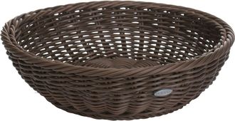 Westmark Saleen Korb-Schale, Gastrotauglich, Rund, Durchmesser: 29 cm, Kunststofffaser, Dunkelbraun, 02051906101
