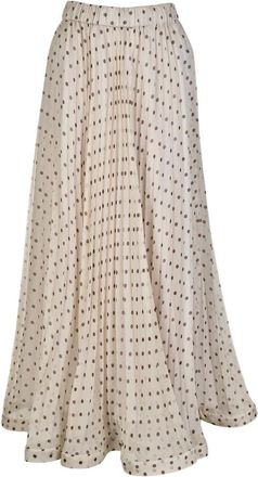 P.A.R.O.S.H. P.a.r.o.s.h., Femme, Jupes, Beige, Taille: 38 FR Gonna Pliosse