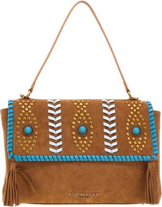 Rue Madam Femme, Sacs, Brun, Taille: ONE Size Les Jours XL Etnic