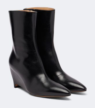 Maison Margiela Bottines Heel-Less en cuir