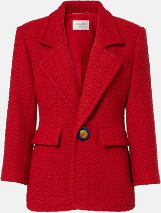 Saint Laurent Jacke aus Tweed