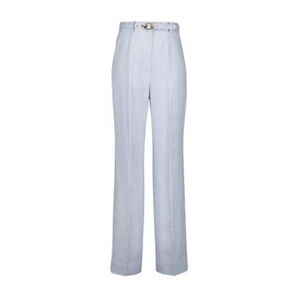 Zimmermann Rebellion Pinstripe Pant - - Trousers - Damen - Wei&szlig; - XS
