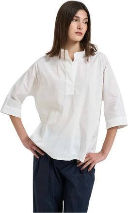 Liviana Conti Femme, Blouses et Chemises, Blanc, Taille: 36 FR Blouses