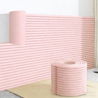 Generic Wandpaneele Gepolstert - Wandkissen Selbstklebend - Wandpolster, Anti-Kollision-Wandpolsterung, 1 cm Dickes Wandverkleidung Bett f&uuml;r Fitnessstudio Sch