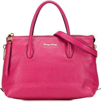 Miu Miu Hobo Bags - Goatskin Madras Satchel - Gr. unisize - in Gold - f&uuml;r Damen