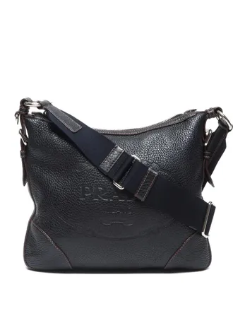 Prada sac à main en cuir (années 2000-2020) - Noir