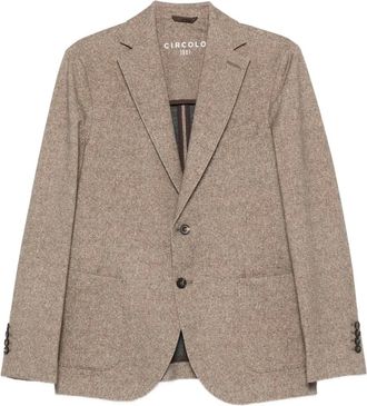 Circolo 1901 blazer à simple boutonnage - Marron
