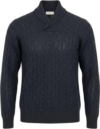 Ferrante Homme, Pulls, Noir, Taille: 2XL Pull Ras du Cou en Laine et Cachemire M&eacute;lang&eacute;s