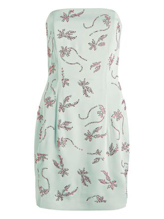 16Arlington robe bustier courte &agrave; ornements Frasia - Bleu