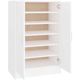 Les Tendances Armoire à chaussures Blanc 60x35x92 2