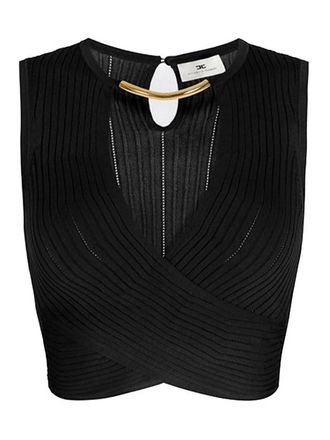 Elisabetta Franchi Top - Noir