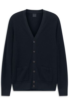 Bugatti Herren Cardigan mit einer Ribstruktur