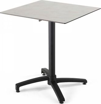 Oviala Table de jardin 60 cm inclinable beton gris clair