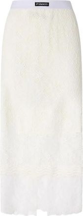 Pinko Pinko, Femme, Jupes, Blanc, Taille: 38 FR Jupe Midi