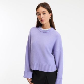 La Redoute Collections Pull En Laine Col Rond Grosse Maille