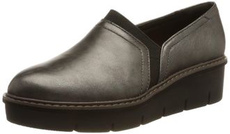 Clarks Damen Airabell Mid Slipper, Gun Metal, 37.5 EU