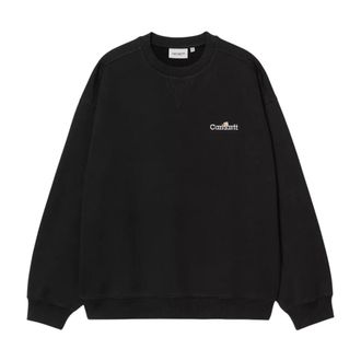 Carhartt Work in Progress WIP Label Sweat - - Sweatshirts & Hoodies - Herren - Schwarzk - XL