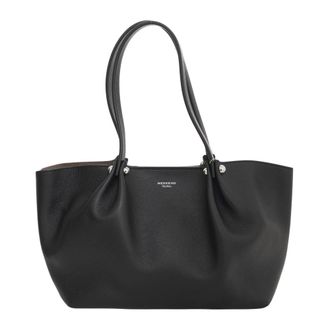 Max Mara Sac fourre-tout moyen en cuir Wkadritto - Femme - Sacs - Noir - Taille: ONE Size