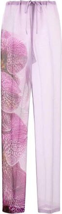 Dries Van Noten Femme, Pantalons, Violet, Taille: 38 FR Pachas Pant