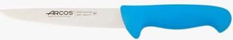 Arcos Fleischermesser aus Edelstahl mit Schmaler Klinge 18 cm - Professionelles Messer mit Ergonomischem Griff aus Polyoxymethylen - Blau, Serie 2900