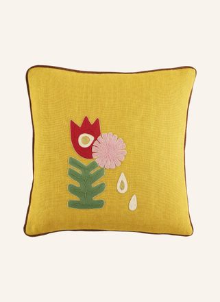 Jonathan Adler Jonathan Adler Dekokissen Playa Tulip Aus Leinen gelb