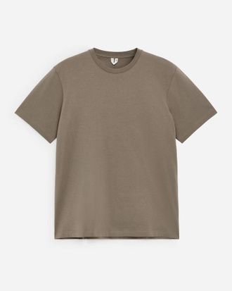 Arket T-Shirt Mit Normaler Passform 170 GSM -Grau