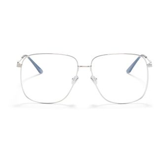 Valentino Oversized Squared Eyeglasses - - Accessories - Damen - Grau - ONE SIZE