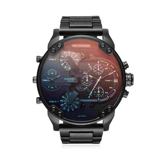 Diesel Mr Daddy Edelstahl-Uhr - - Accessories - Herren - Schwarzk - ONE SIZE